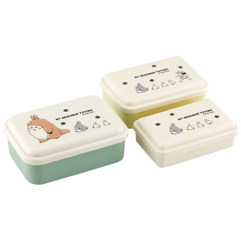 Ghibli Character Totoro Container Box 3 Piece Set – Yorozuya Store