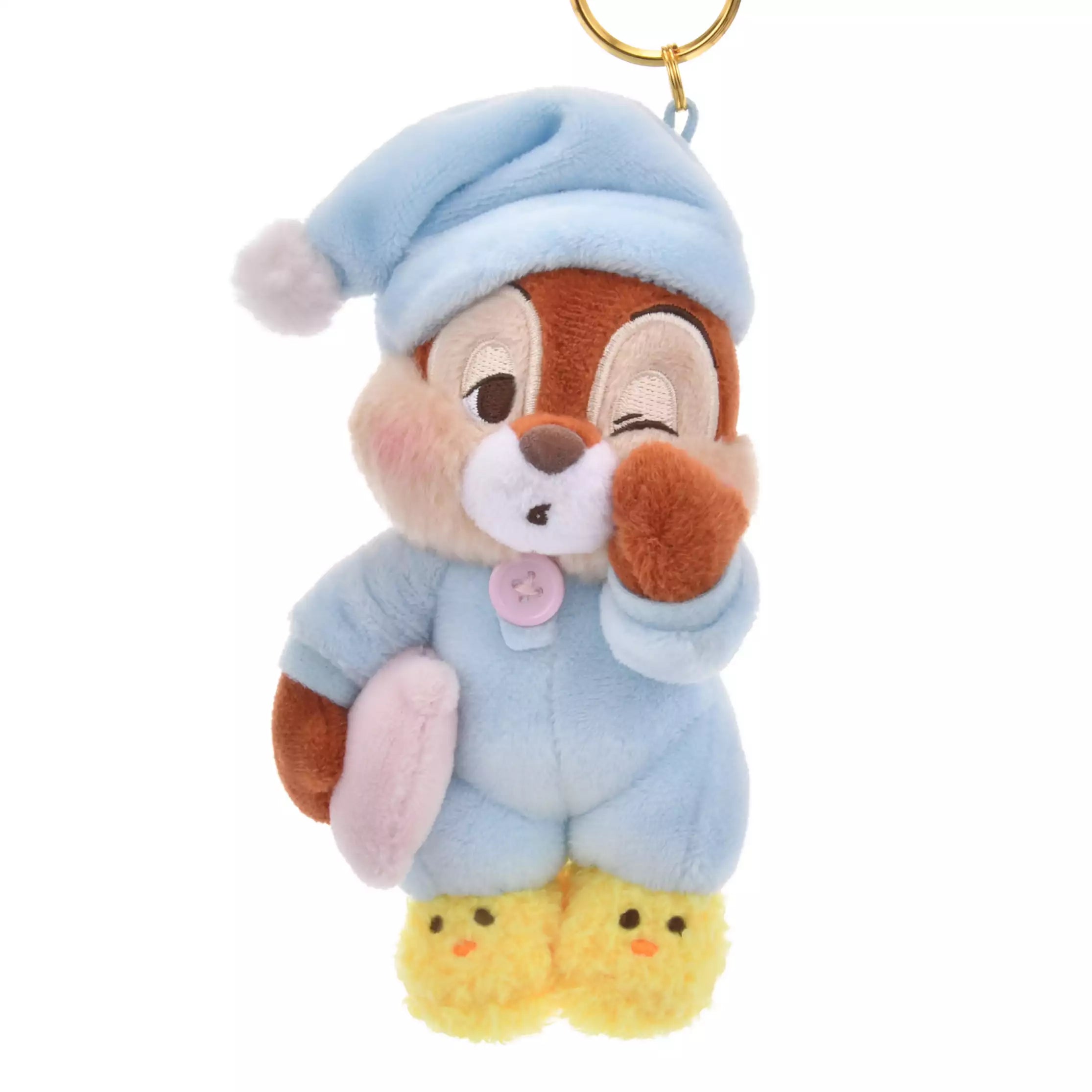 Chip Plush Keychain PAJAMA STYLE-Disney Store Japan – Yorozuya Store