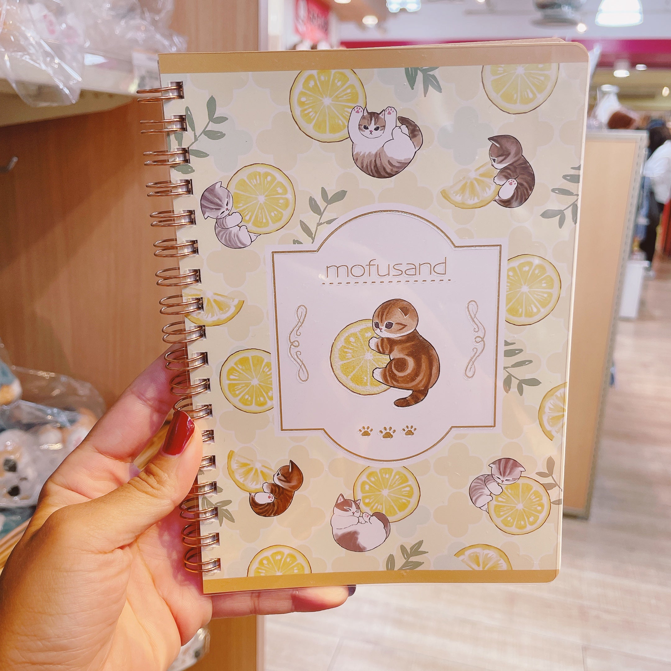 Mofusand B6 Lemon Designed Notebook – Yorozuya Store